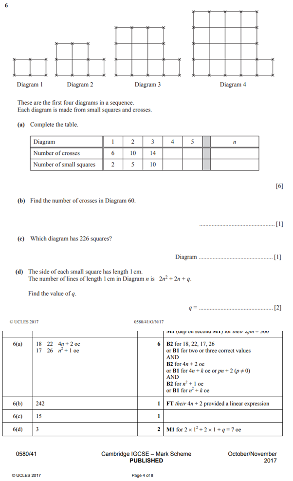 SEQUENCES IGCSE :: Gymnázium
