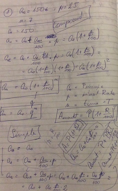 Simple and compund interest :: Gymnázium
